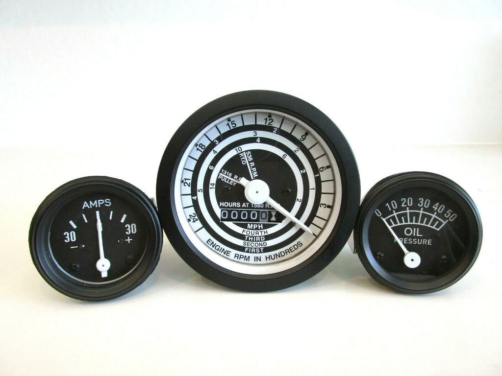 2N 8N 9N Gauge Kit Tachometer Proofmeter Oil Pressure Ammeter for Ford ...