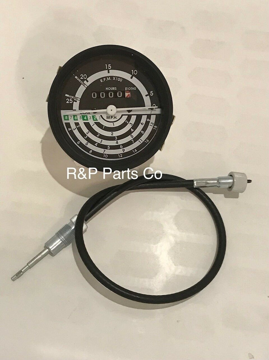 Replacement Tach & Cable will fit John Deere 1520 2020 2120 2630 2640 ...