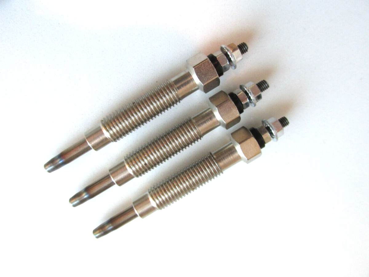 3X Glow Plug fits Mitsubishi S3L S3L2, Excavator, Forklift Tractor ...
