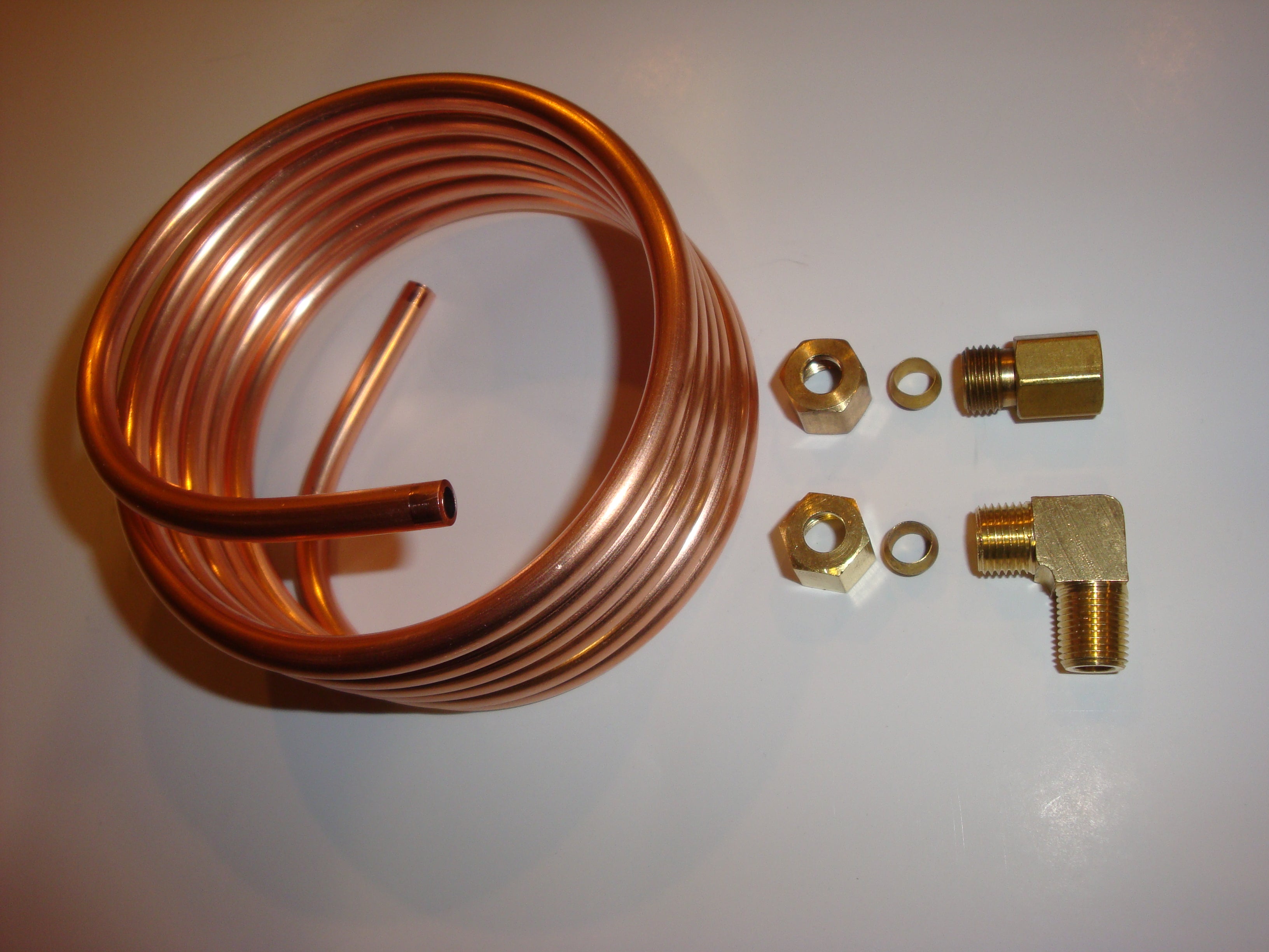 Tractor Oil Pressure Gauge Copper Tubing Line Kit 6' x 1/4" OD for Far ...